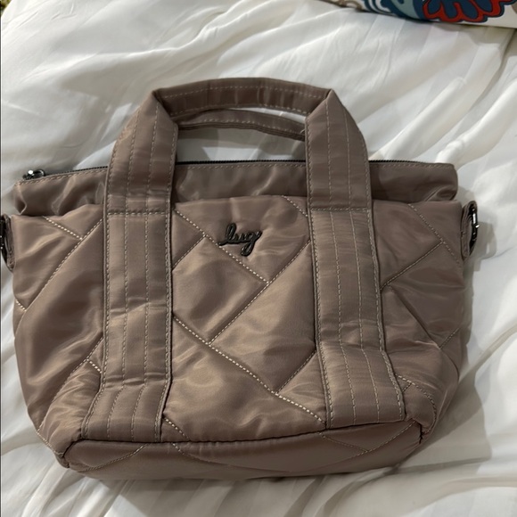 lug | Bags | Lug Mini Dory In Sand Quilted Tote Bag With Structured ...